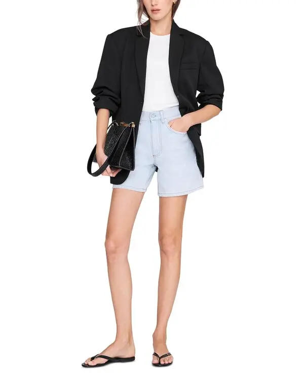 ANINE BING Delaney Shorts - Washed Blue