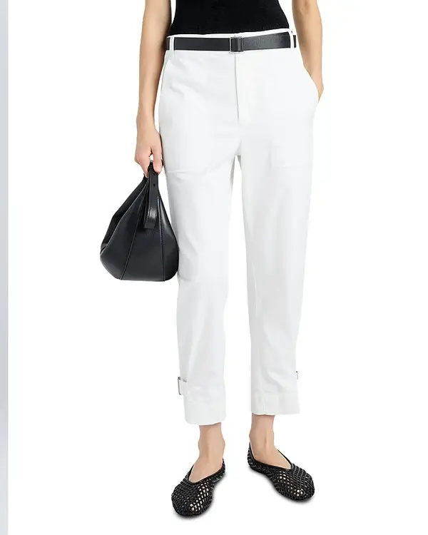 Proenza Schouler White Label Kay Cotton Twill Pants - Off White