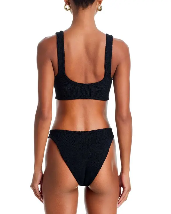 Hunza G Iris Hoops Two Piece Bikini - Black
