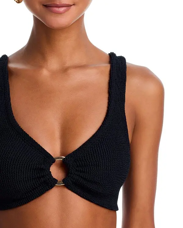 Hunza G Iris Hoops Two Piece Bikini - Black