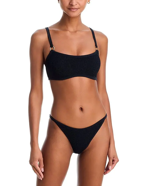 Hunza G Iris Two Piece Bikini - Black