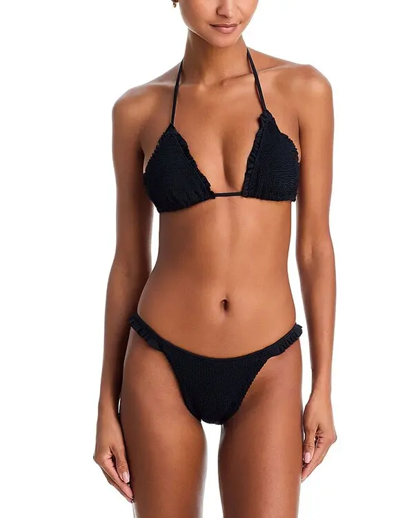 Hunza G Naomi Two Piece Bikini - Black