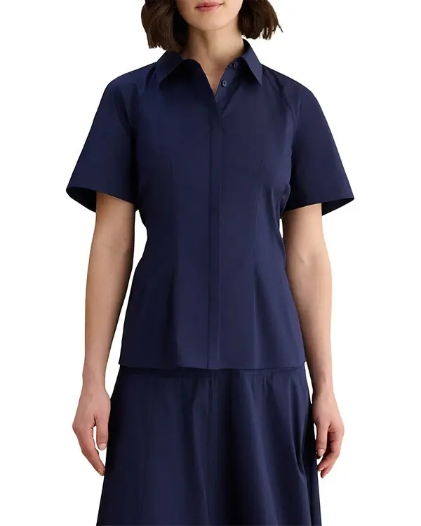 HOBBS LONDON Elliya Shirt - True Navy