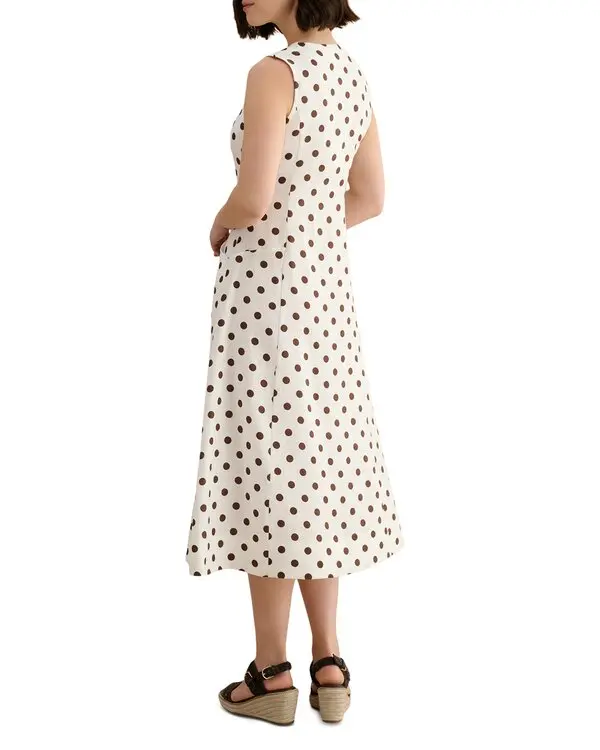HOBBS LONDON Carmen Linen Midi Dress