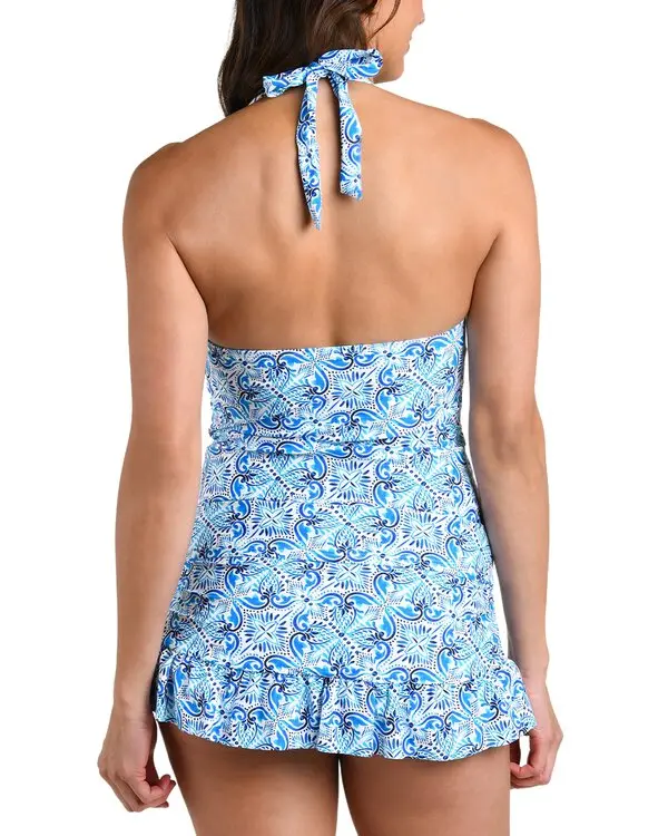 La Blanca Costa Azul Halter Tankini Top