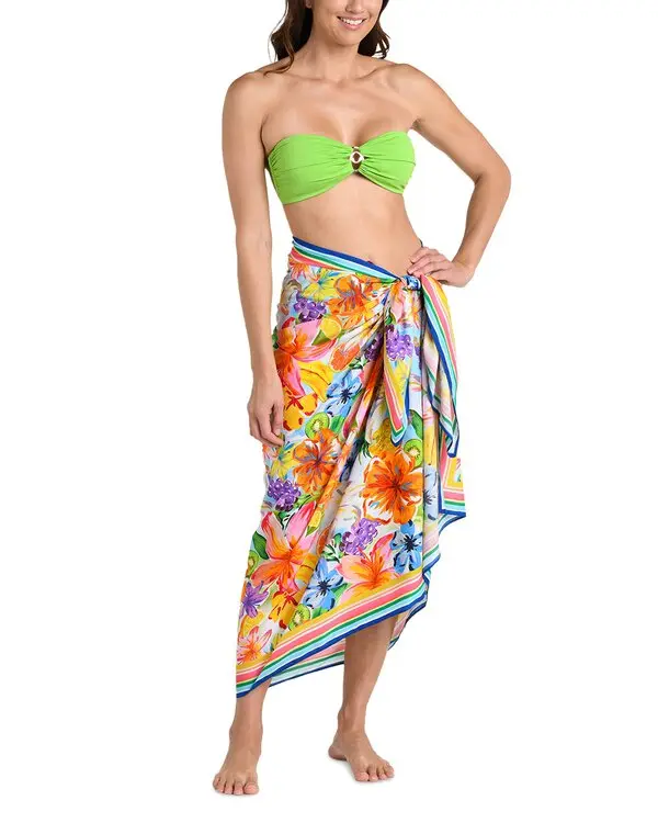 La Blanca Flora De Fruta Sarong Cover Up