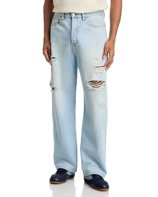 FRAME Baggy Fit Jeans - Midway Destructed