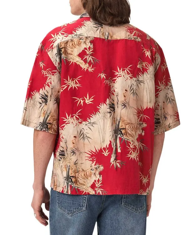 ALLSAINTS Kingdom Oversized Fit Wildlife Graphic Shirt