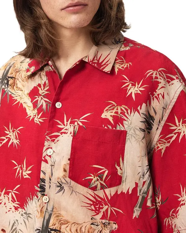 ALLSAINTS Kingdom Oversized Fit Wildlife Graphic Shirt