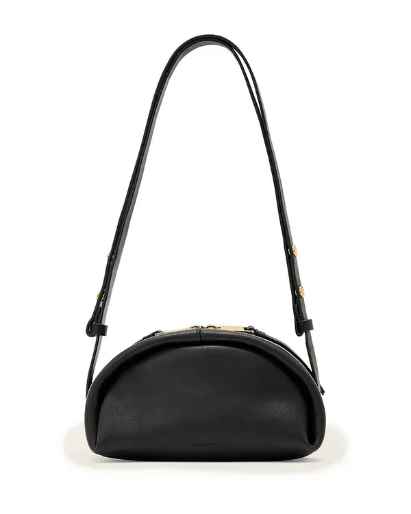 ALLSAINTS Rosalie Small Leather Crossbody Bag - Black