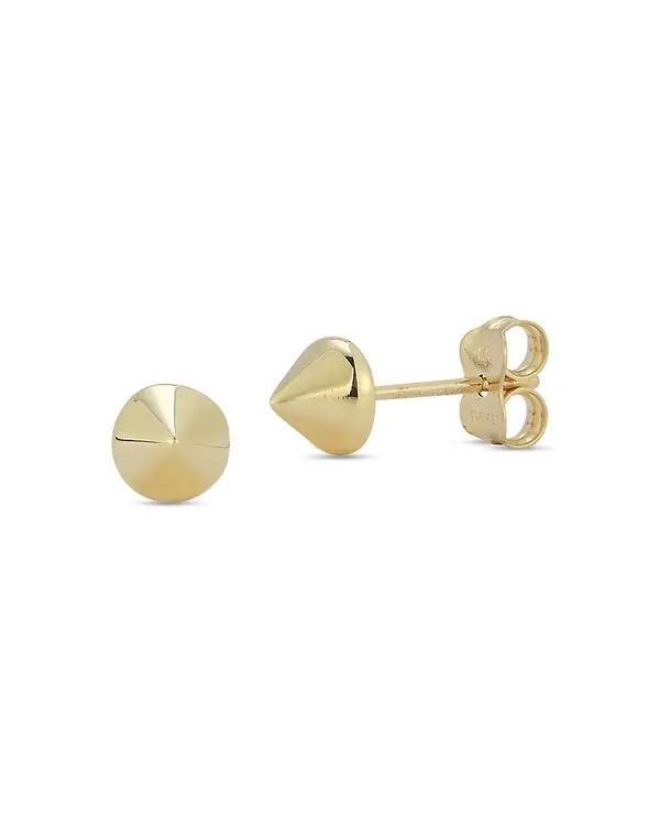 MOON & MEADOW 14k Yellow Nail Head Stud Earrings - Gold