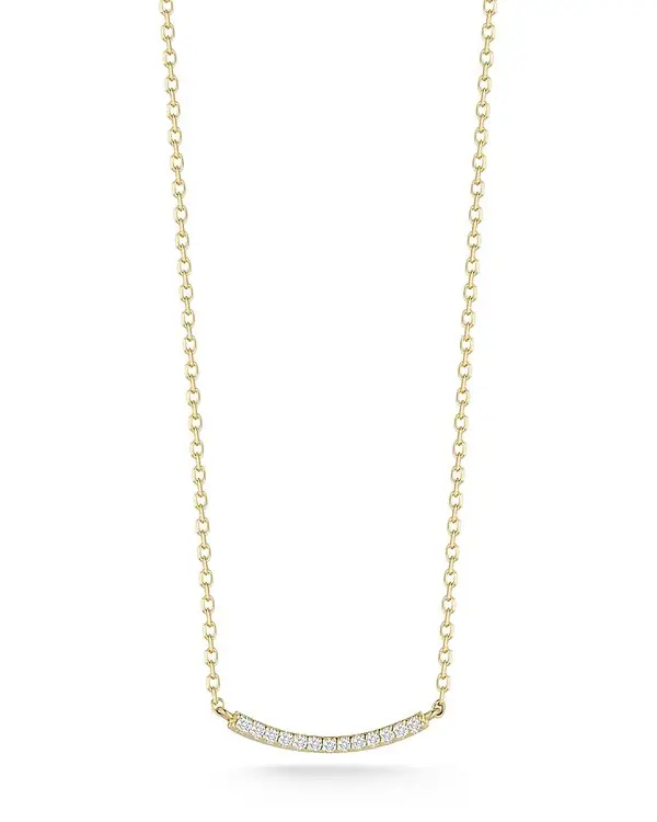 MOON & MEADOW 14k Yellow Diamond Bar Necklace - Gold