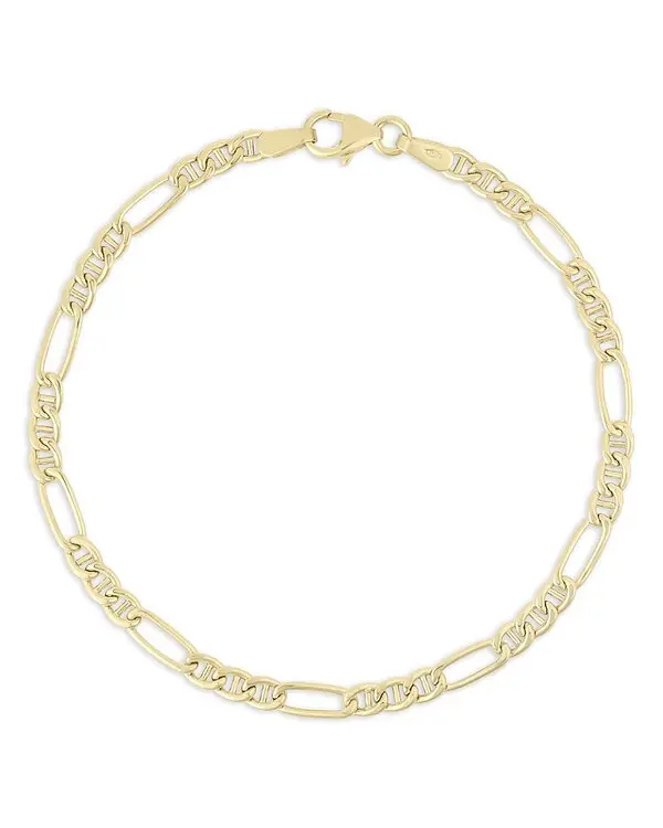 Bloomingdale'S 14k Yellow Figaro Chain Link Bracelet - Gold