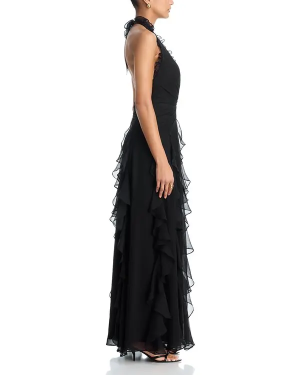 Aqua Halter Dress