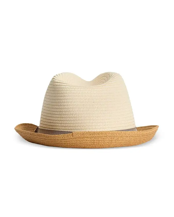 Barbour Ashill Trilby Summer Hat - Ecru/ Tan