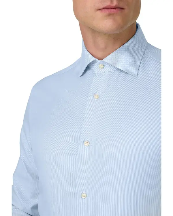 Boggi Milano Slim Fit Stripe Windsor Shirt