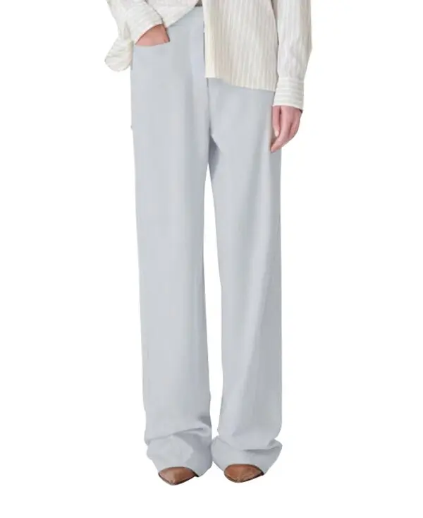 IRO PARIS Aluri Wide Leg Trouser - Steel
