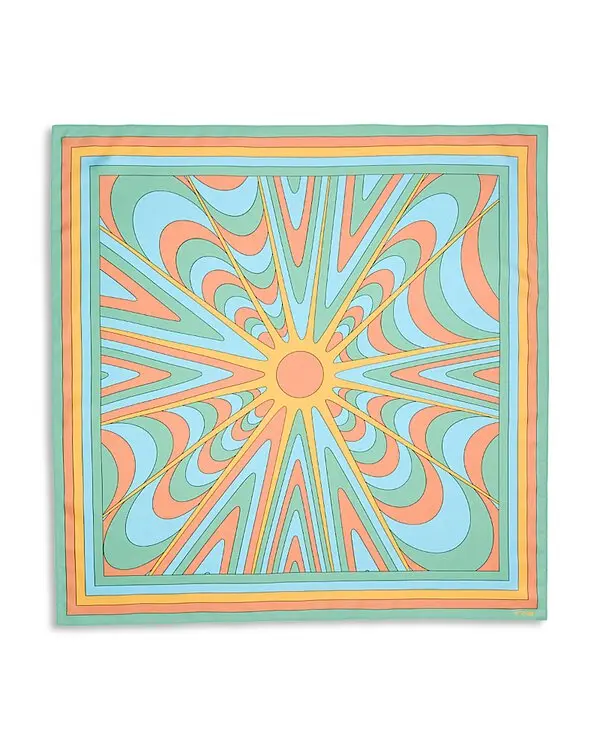 MOTHER The Scarf It Down Silk Scarf - Sun Baked