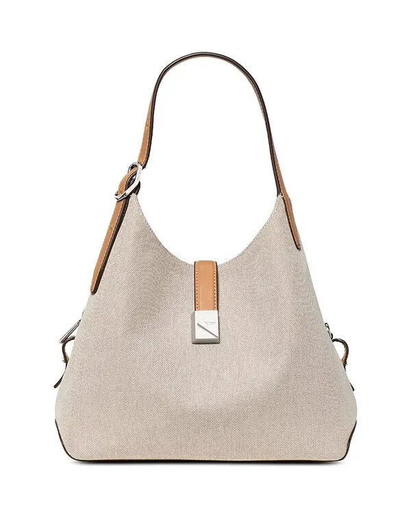 Kate Spade New York Canvas Crossbody Tote - Natural/multi