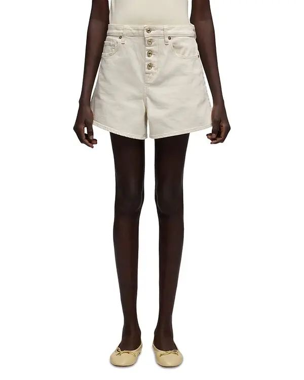 7 For All Mankind Kori Mid-rise Denim Shorts