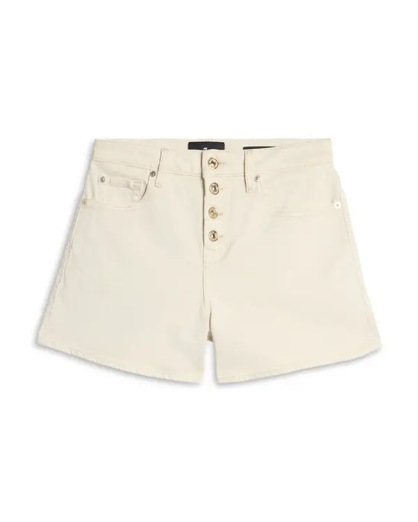 7 For All Mankind Kori Mid-rise Denim Shorts