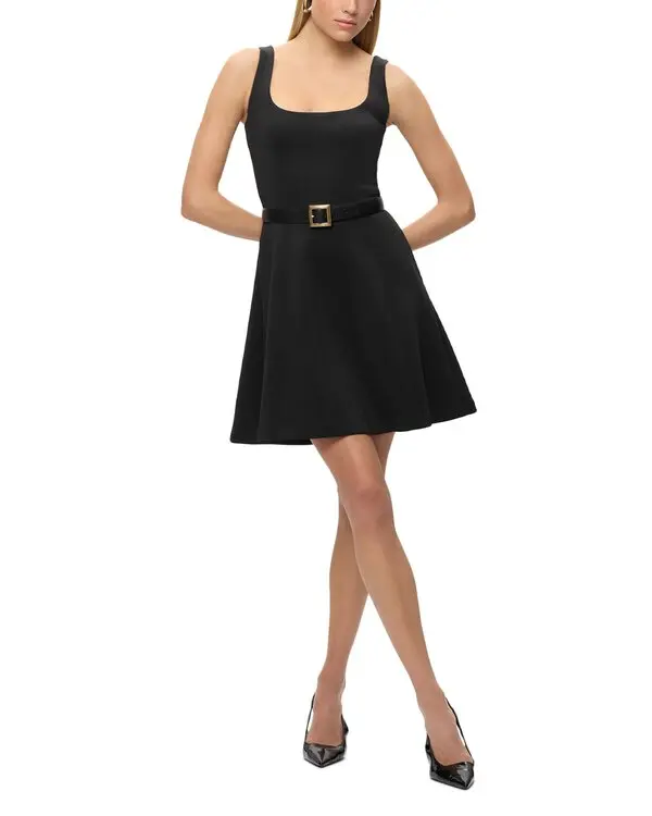 Herve Leger Constance Leather Belt