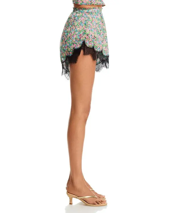 AFRM Nyleah Floral Printed Shorts - Candy Ditsy