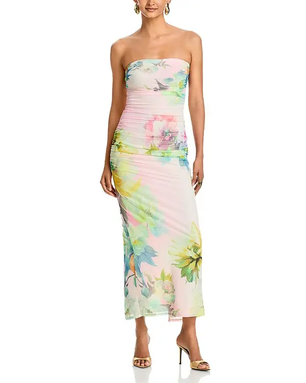 AFRM Marlo Maxi Dress - Growing Rose