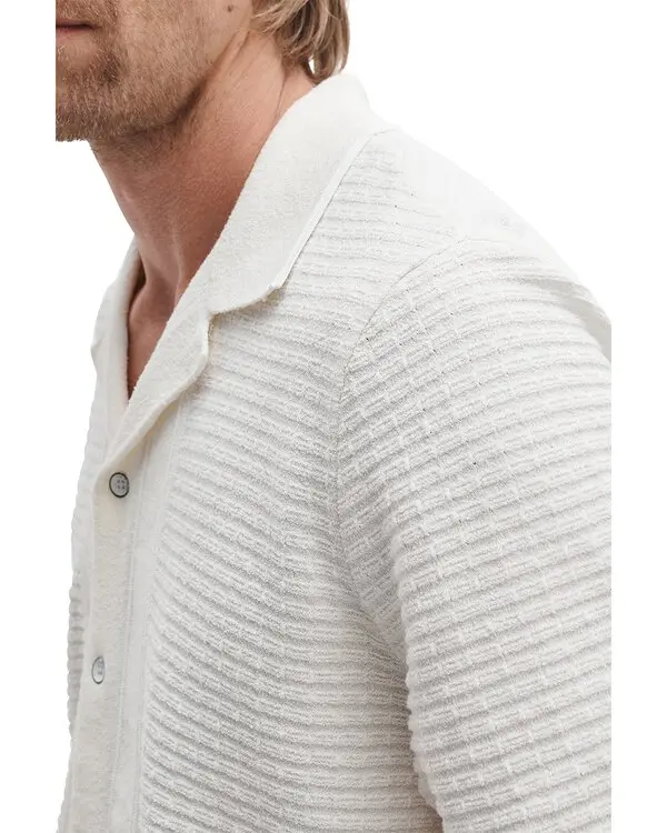 Rag & Bone Zuma Ottoman Camp Shirt - Chalk