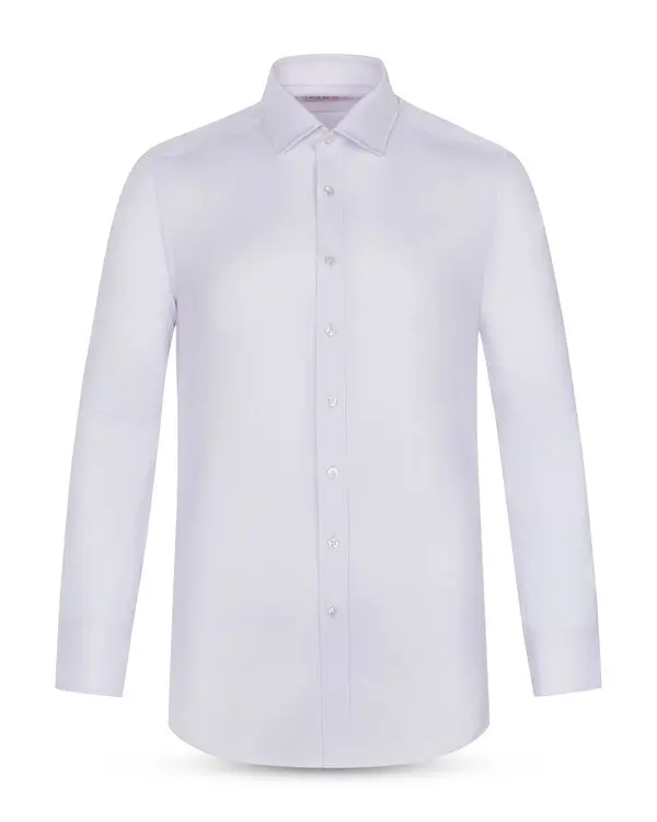 Thomas Pink Textured Solid Dress Shirt