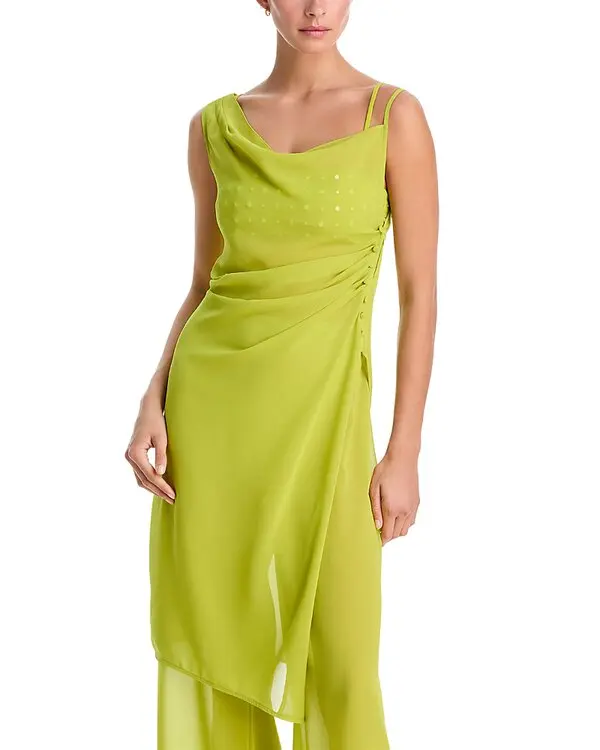 Staud Astaire Top Swim Cover-up - Citron