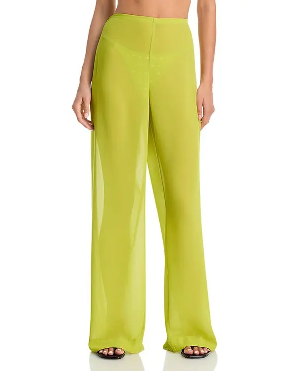 Staud Wide Leg Swim Cover-up Pants