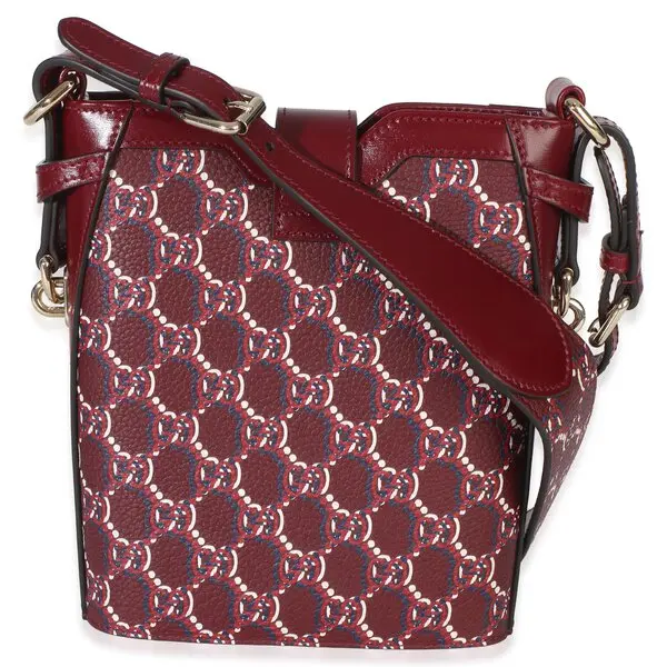 Gucci Gg Shadow Monogram Canvas Jackie Bucket Bag