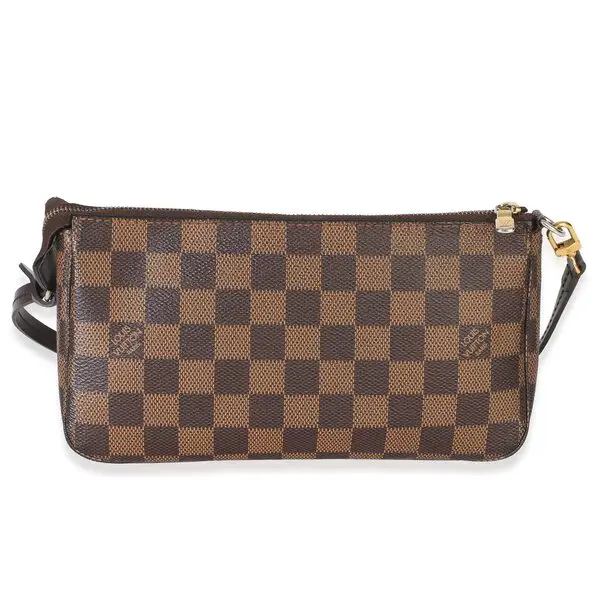 LOUIS VUITTON Damier Ebene Canvas Pochette Accessoires Nm - Brown