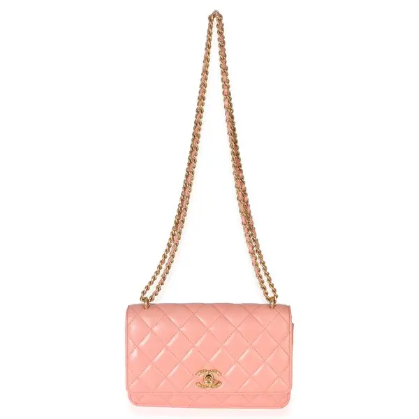 Chanel Wallet On Chain - Pink