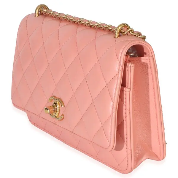 Chanel Wallet On Chain - Pink