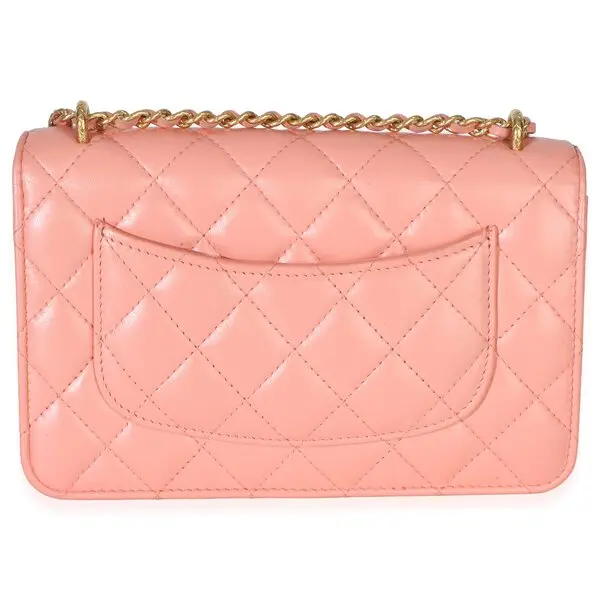 Chanel Wallet On Chain - Pink