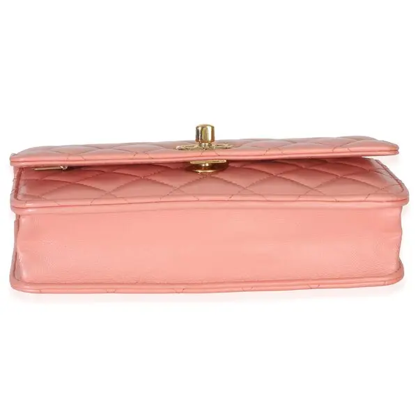 Chanel Wallet On Chain - Pink