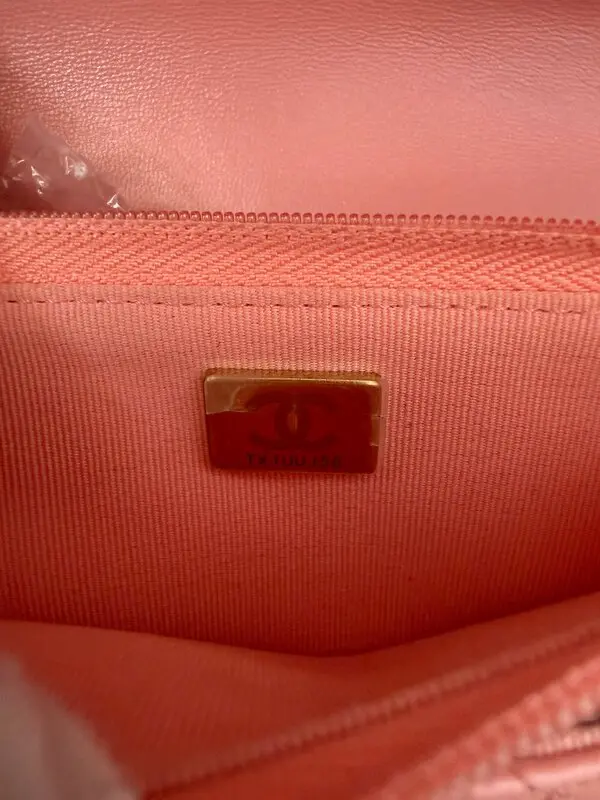 Chanel Wallet On Chain - Pink