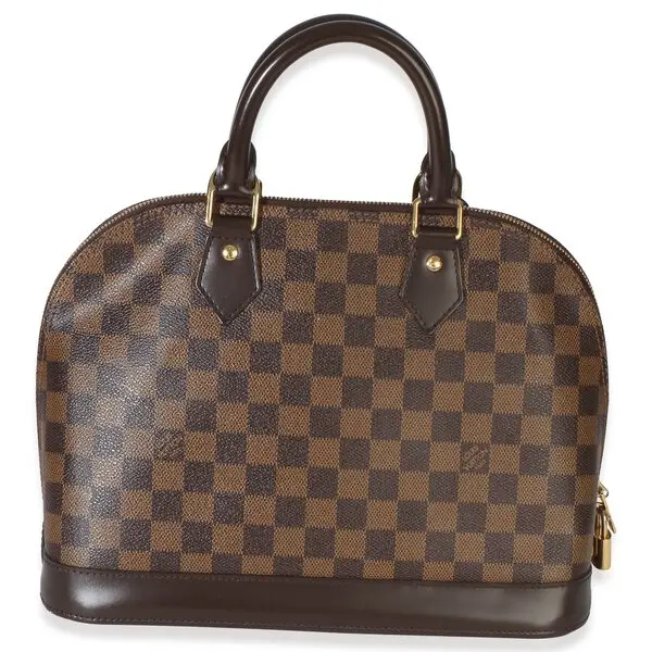 LOUIS VUITTON Damier Ebene Canvas Alma Pm