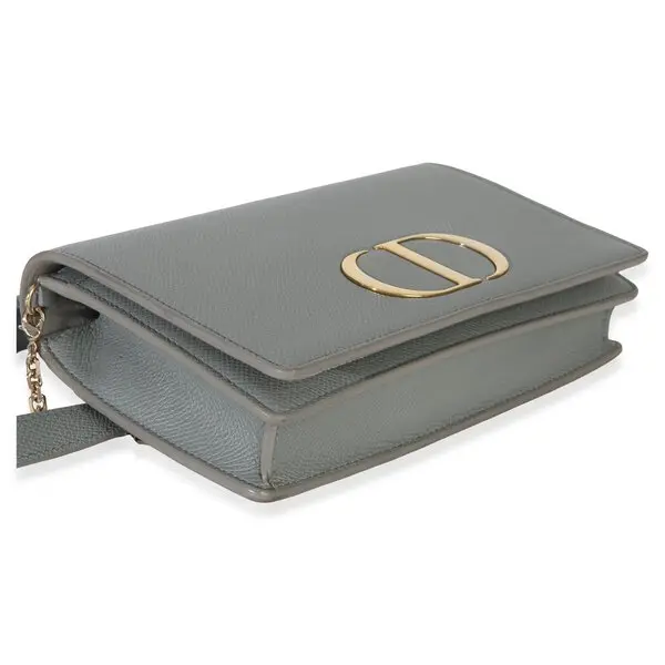 Dior Grained Calfskin 30 Montaigne 2-in-1 Pouch - Blue
