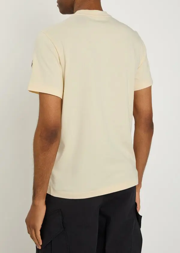 Moncler Logo Cotton T-shirt - White