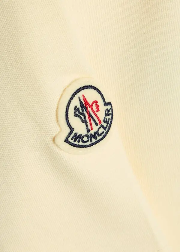 Moncler Logo Cotton T-shirt - White