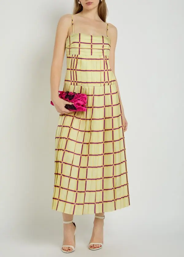 agata midi dress Agata self-tie tulle midi dress