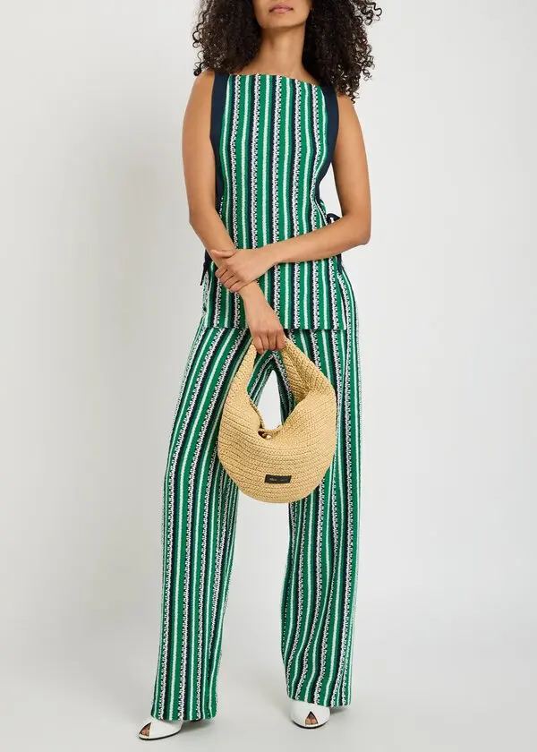 Simkhai Melville Striped Knit Top