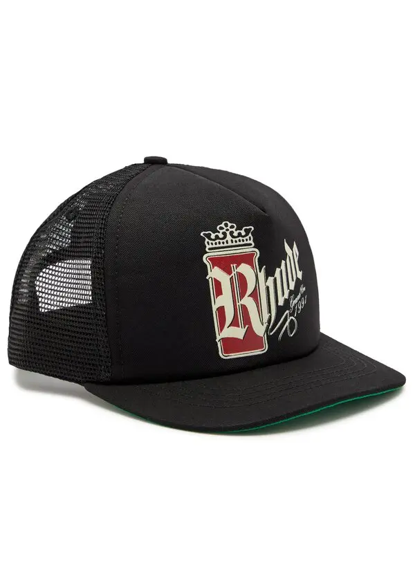 Rhude Fumar Logo Cap - Black