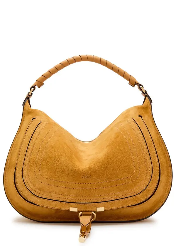 Chloé Marcie Medium Shoulder Bag - Tan