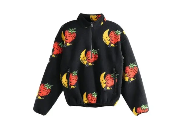 The North Face Fleece 1/2 Zip Jacket - Black