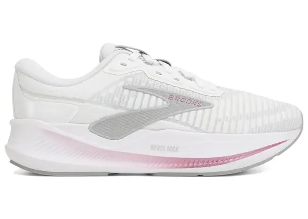 Brooks Revel Max - White/harbor Mist/metallic