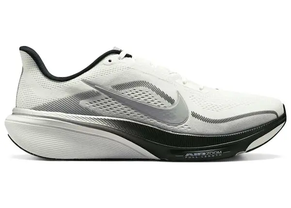 Nike Air Zoom Pegasus 42 Metallic Sneakers - Summit White/photon Dust/black